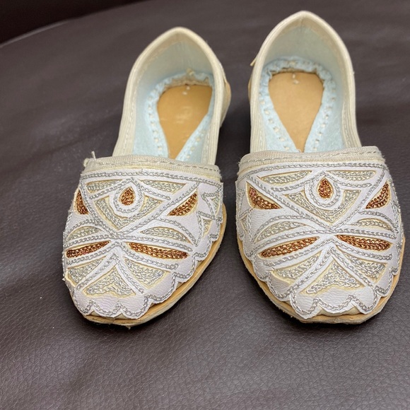 Shoes | Brand New Indian Pakistani Style Shoes Embroidered Khussa ...